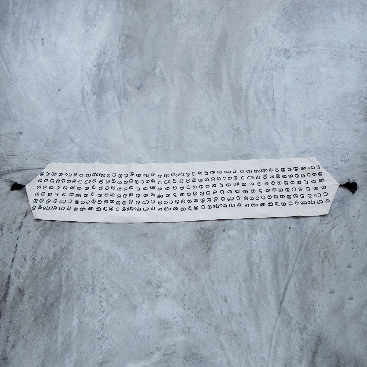 Small Sinhala Akuru Table Runner – Who We Are