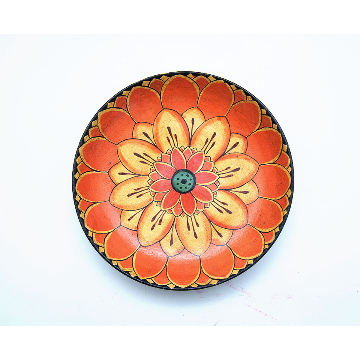 Lotus Flower Wooden Plate – Who We Are